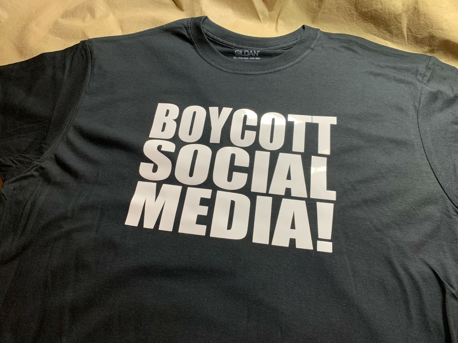 BOYCOTT SOCIAL MEDIA -T-SHIRT - FACEBOOK INSTAGRAM TWITTER DEFUND THE ...