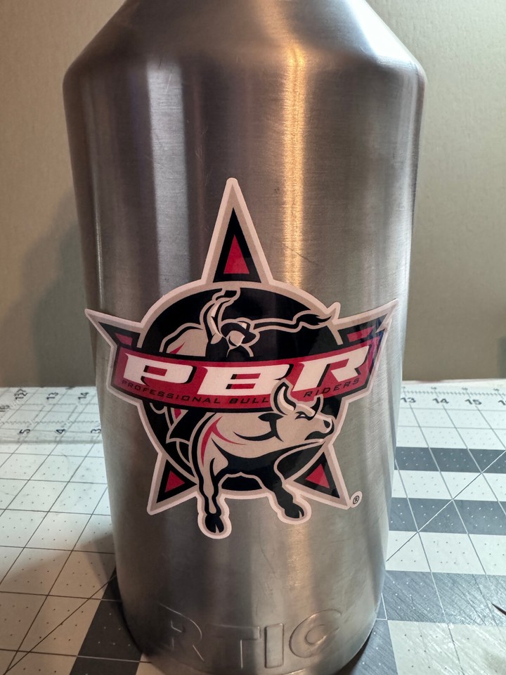 Professional Bull Riders PBR Vinyl Decal Sizes up 14" FREE SHIPPING ...