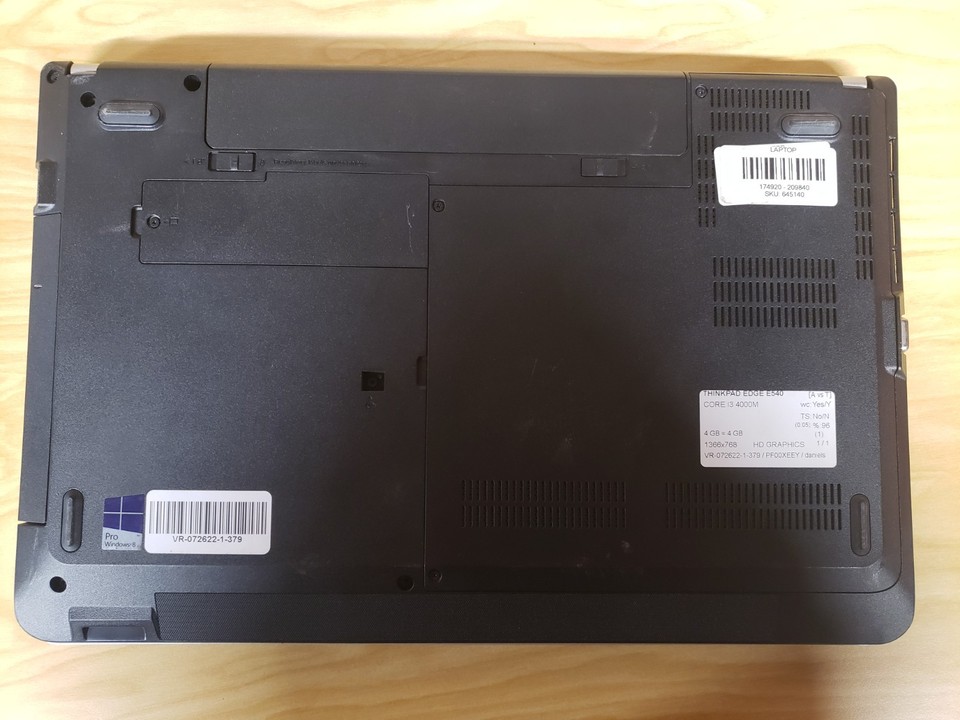 Lenovo ThinkPad E540 15.6" i3-4000M 2.4GHz 4GB RAM NO HDD/SSD | eBay