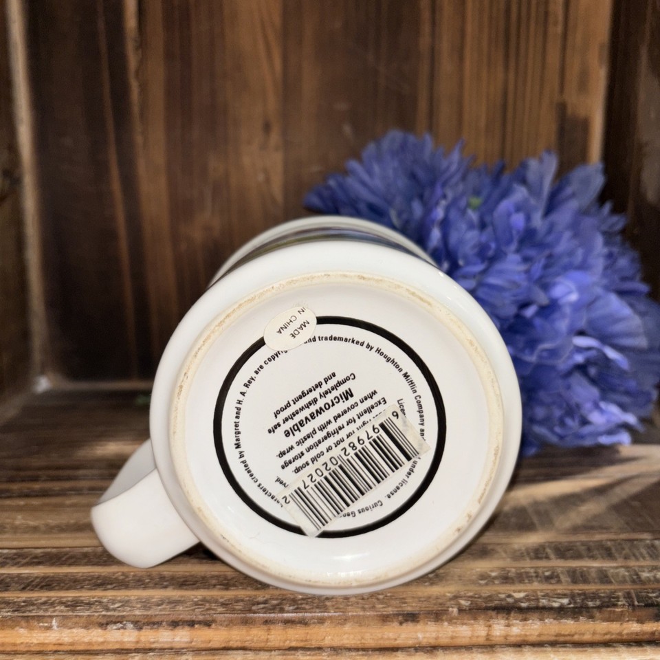 Curious George Heart Kite Soup Coffee Mug Cup 13oz Universal Studios | eBay