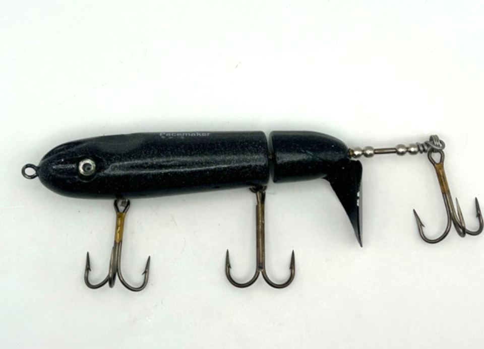 Drifter Tackle Pacemaker Topwater Muskie Prop Tail Lure Thru Wire Black ...