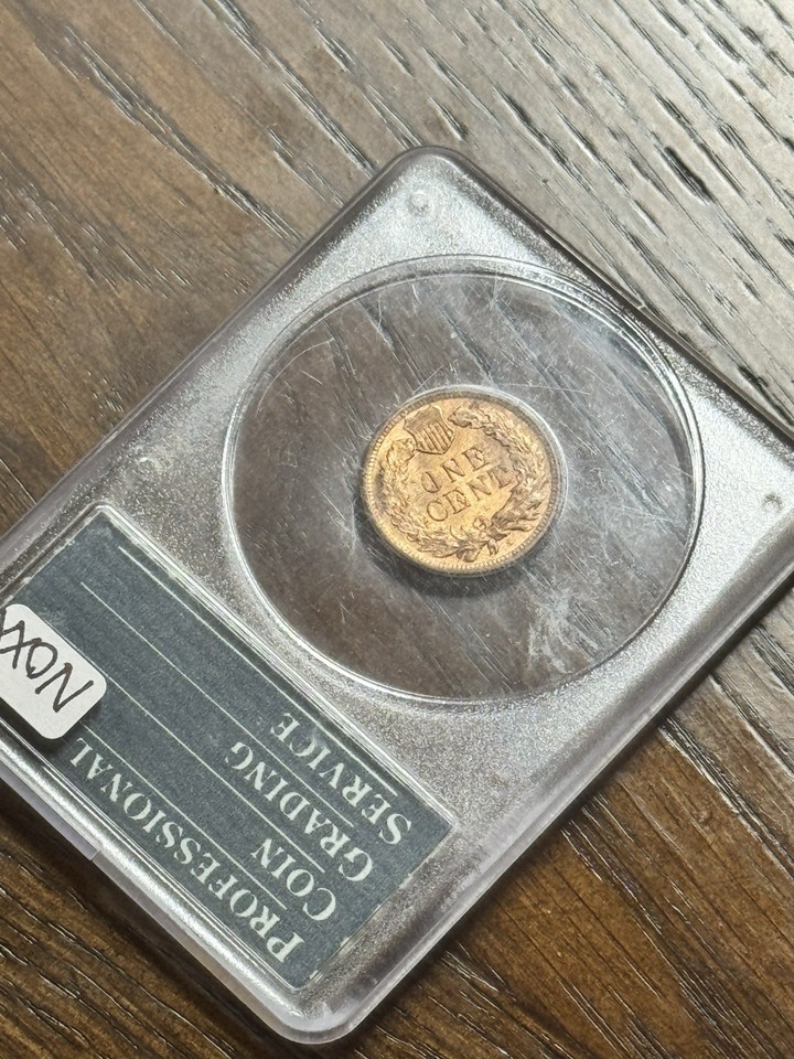 1908 S INDIAN HEAD CENT PENNY STUNNING PCGS MS65 RD OGH RATTLER KEY ...
