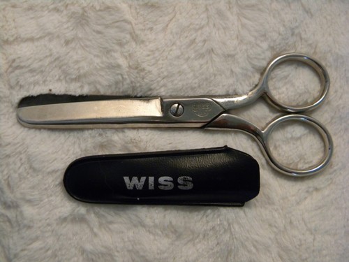 vintage Wiss 165 rounded safety point pocket or child school scissors ...