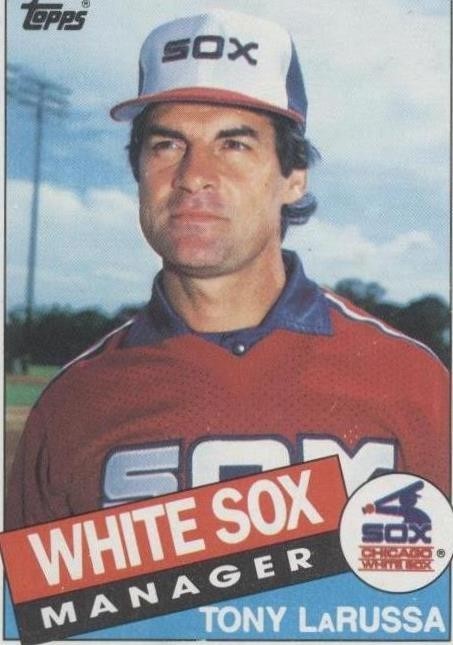 1985 Topps - Tony LaRussa Blank Back for sale online | eBay