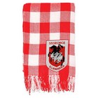 St George Illawarra Dragons NRL Rugby League TARTAN Fabric Large Throw ...