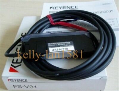 1Pcs New Keyence Digital Fiber Optic Sensor Switch Amplifier FS-V31 ...