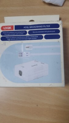 LOGIK LADSLF15 ADSL Broadband Filter | eBay UK