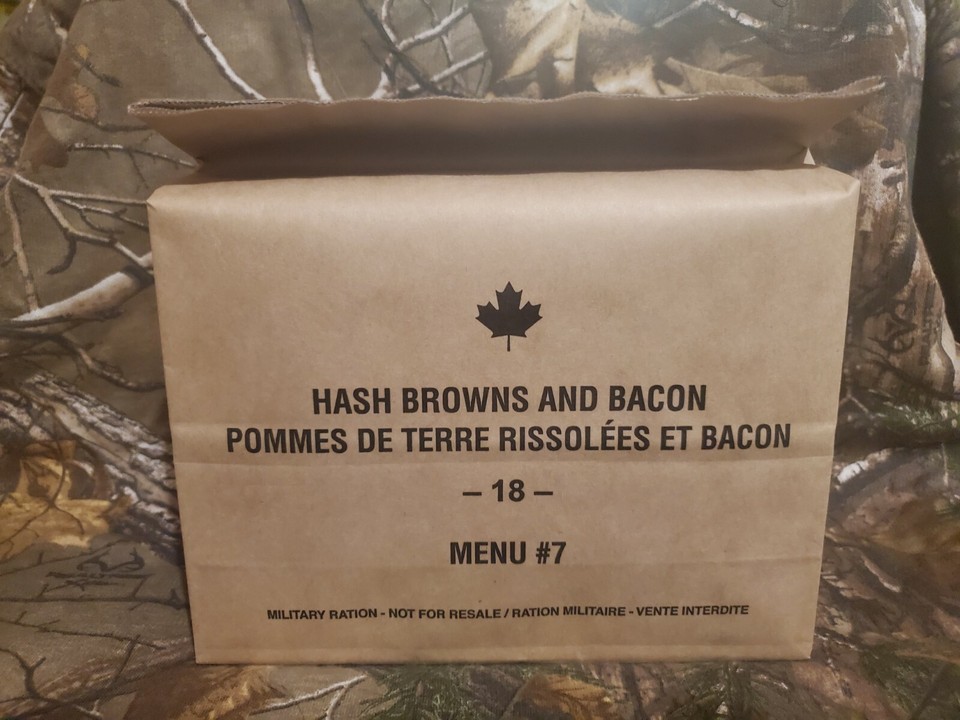 Canadian Forces IMP/MRE Rations Breakfasts New Expires Dec 2021 Updated ...