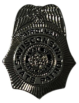 Wholesale Lot of 50 Wisconsin State Patrol Badge Hat Cap Lapel Pin PO ...