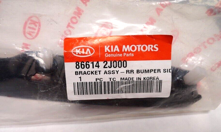 ( 1 ) GENUINE KIA 86614 2J000 Rear Bumper Side Bracket-RH 2008-2011 ...