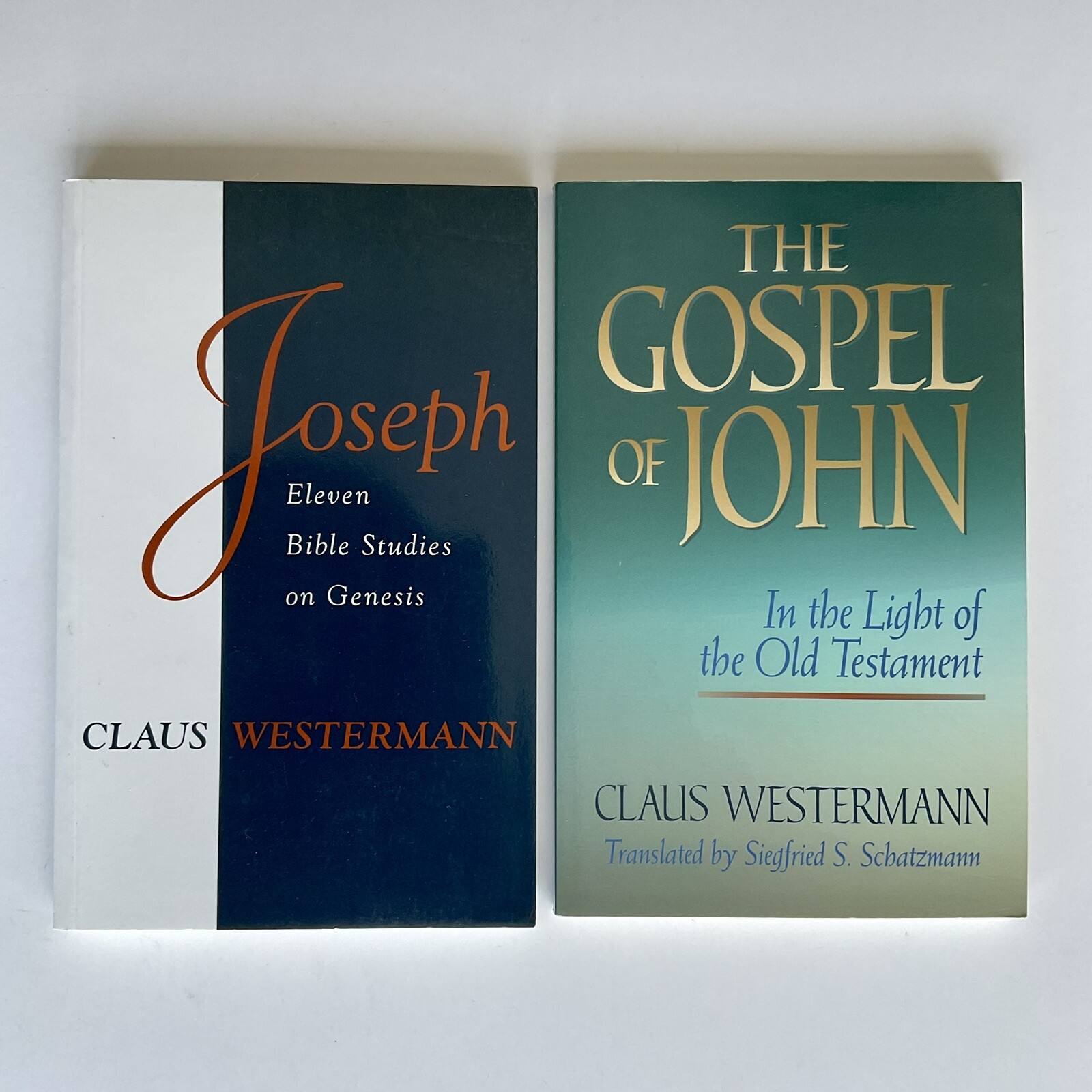 C. Westermann PB Lot of 2: The Gospel of John & Joseph Eleven Bible ...