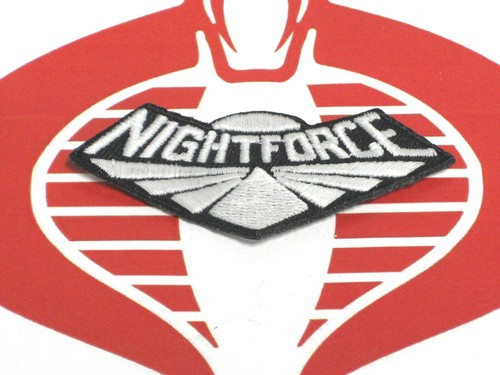 GI Joe NIGHT FORCE Logo Embroidered PATCH 2.8" x 1.2" Glow in Dark ...
