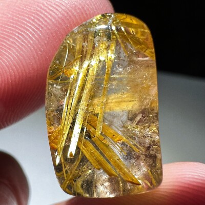 12.8ct Natural Beautiful rutile Crystal Polished Specimen | eBay