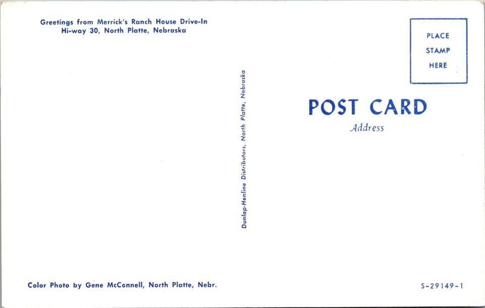 NORTH PLATTE, NEBRASKA - MERRICK'S RANCH HOUSE ROADSIDE RESTURANT ...