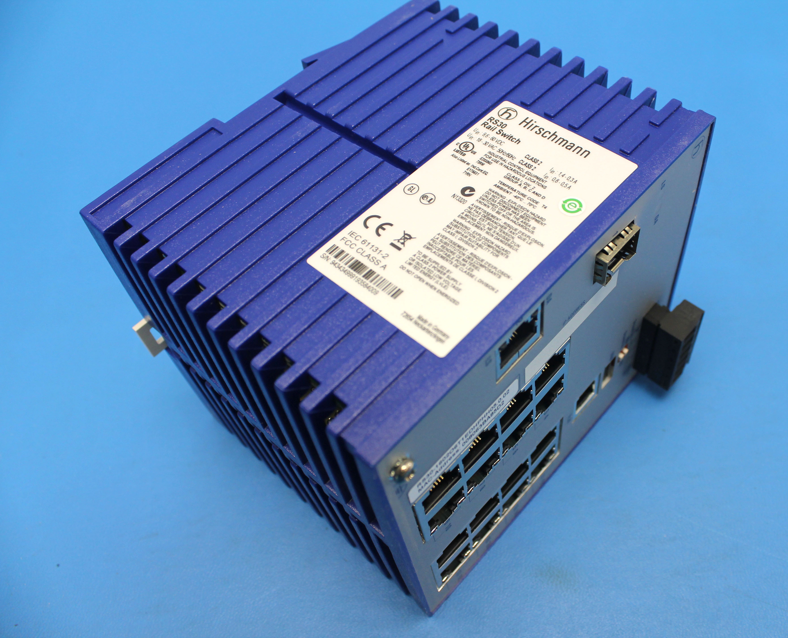 Hirschmann RS30-1602O6T1EDHPHH05.0.02 Industrial Ethernet Rail Switch ...