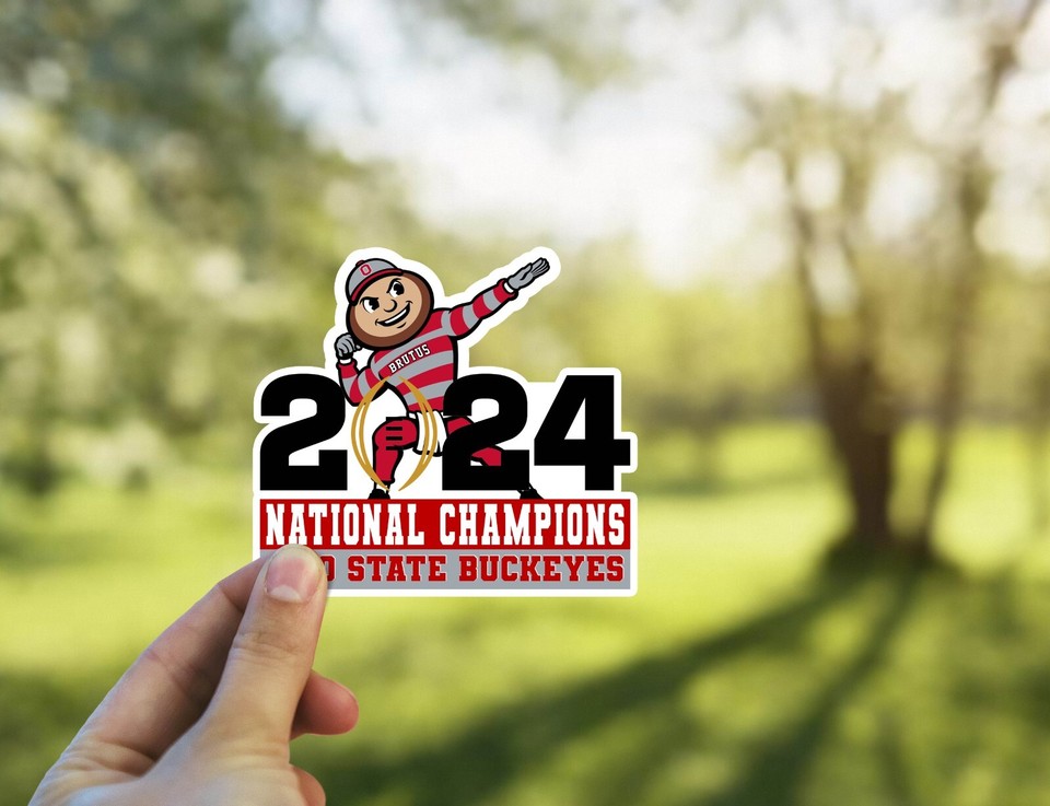 2024 Ohio State National Champion Sticker Decals for Ohio State Buckeye ...
