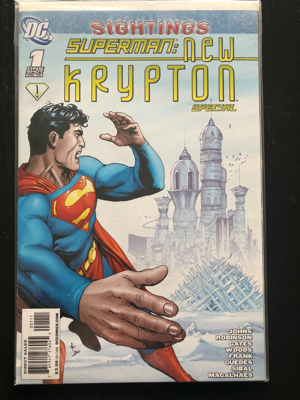 DC 2008 Sightings Series SUPERMAN NEW KRYPTON SPECIAL Comic Book Issue ...