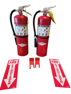 2 10 Pound ABC Fire Extinguishers (Tagged and Serviced) | eBay
