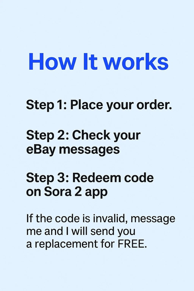 ⭐OpenAI Sora 2 Invite Code ⭐ Digital code - Video creator ⭐FAST ...