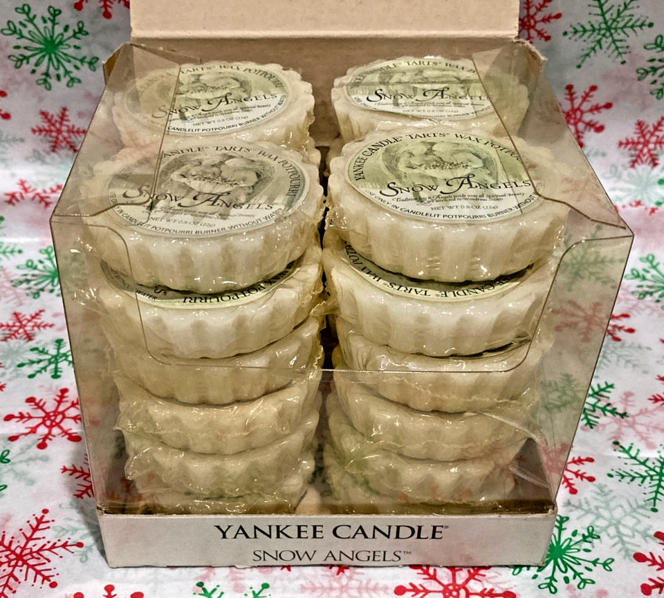 BOX of 24- YANKEE CANDLE ⭐ -SNOW ANGELS- TARTS Christmas NEW⭐ Rare ...