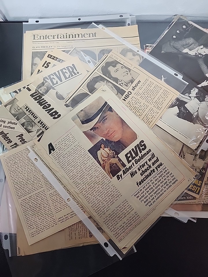 Vintage Elvis Presley Newspaper, Tabloids, Magazines Memorabilia ...