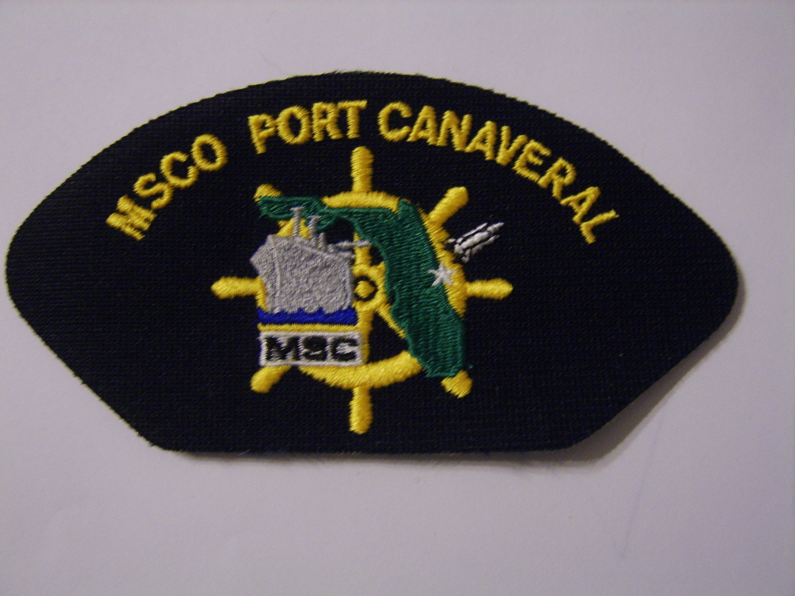 USN CAP/JACKET PATCH - MSCO PORT CANAVERAL:FL13-1 | eBay