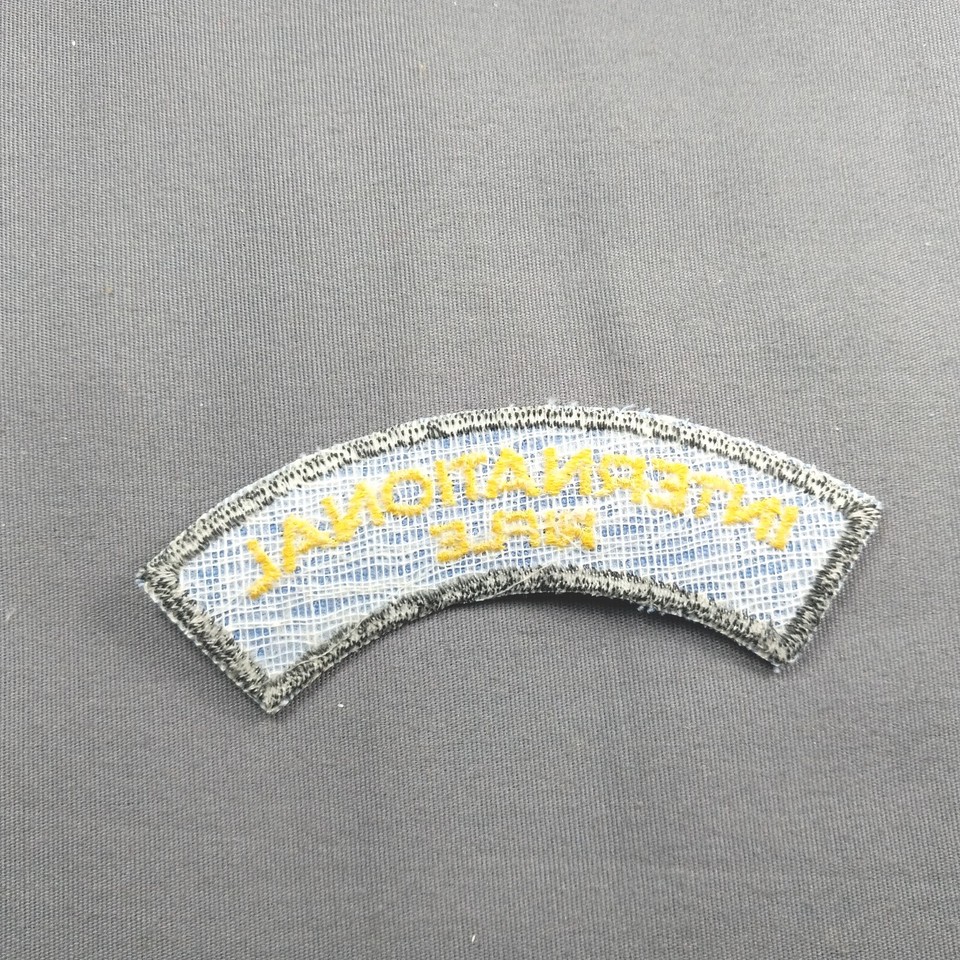 NRA International Rifle Blue Gold 4" Ribbon Rocker Tab Patch | eBay