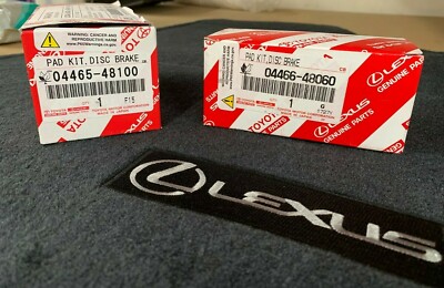 LEXUS OEM FACTORY FRONT AND REAR BRAKE PAD SET 2004-2009 RX330 RX350 ...