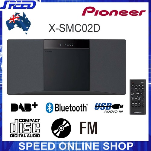 Pioneer X-SMC02D(B) Slim CD Micro System - DAB+/Bluetooth/CD/FM/USB ...
