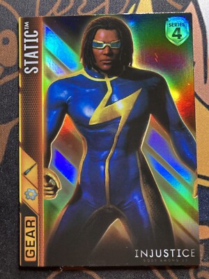 DC Universe Injustice Cards Series 4 Holo FOIL GEAR CARD #125/130 ...