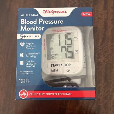WALGREENS BLOOD PRESSURE MONITON -Open Box- | eBay