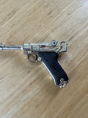 Vintage MARX Toys Miniature 3.5" Gold Cap Gun The 9mm Luger | eBay