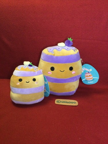 7.5”-8” + 5” PADEN Blueberry PANCAKE Short Stack Foods Squishmallow ...