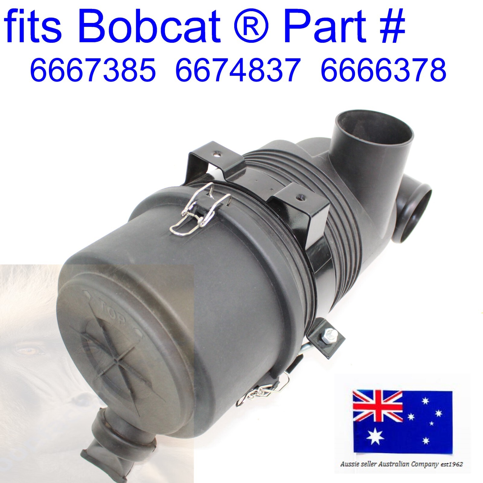 for Bobcat Intake Air Cleaner Canister Housing and Bracket Mount ...