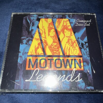 MOTOWN LEGENDS 3-CD SET Stevie Wonder Diana Ross Supremes Marvin Gaye ...