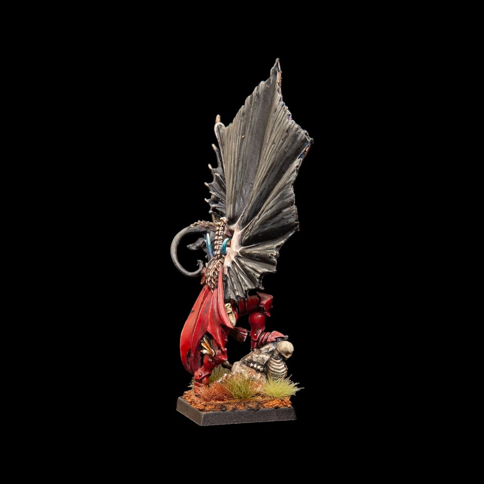 Well Painted Vampire Winged Lord Warhammer The Old World AOS OOP Metal ...