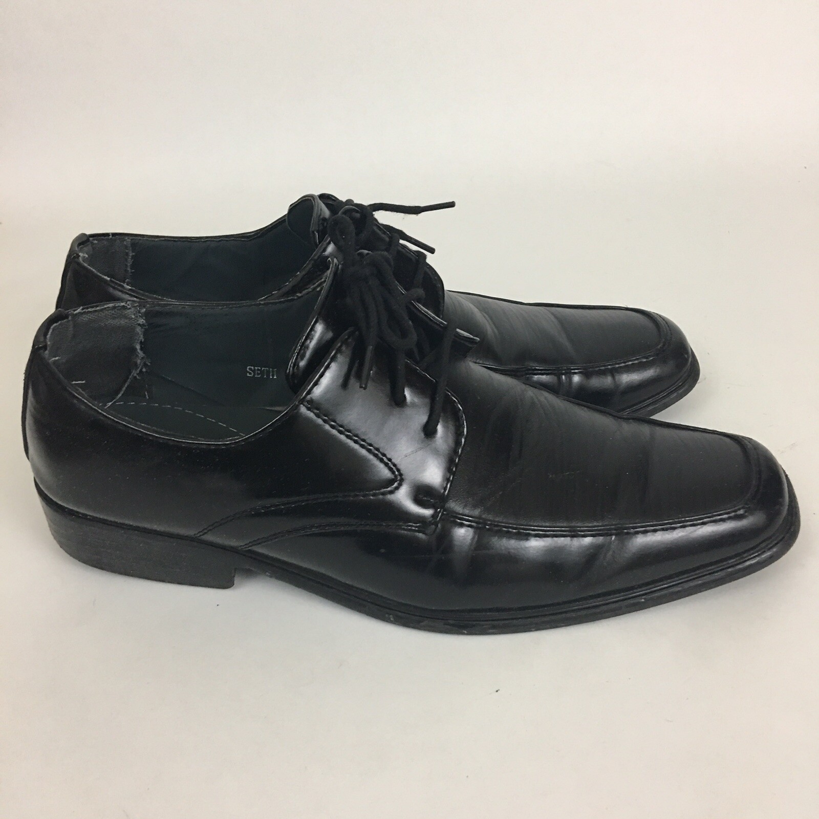 Men's Alberto Fellini Modaitaly Faux Leather Black Si… - Gem
