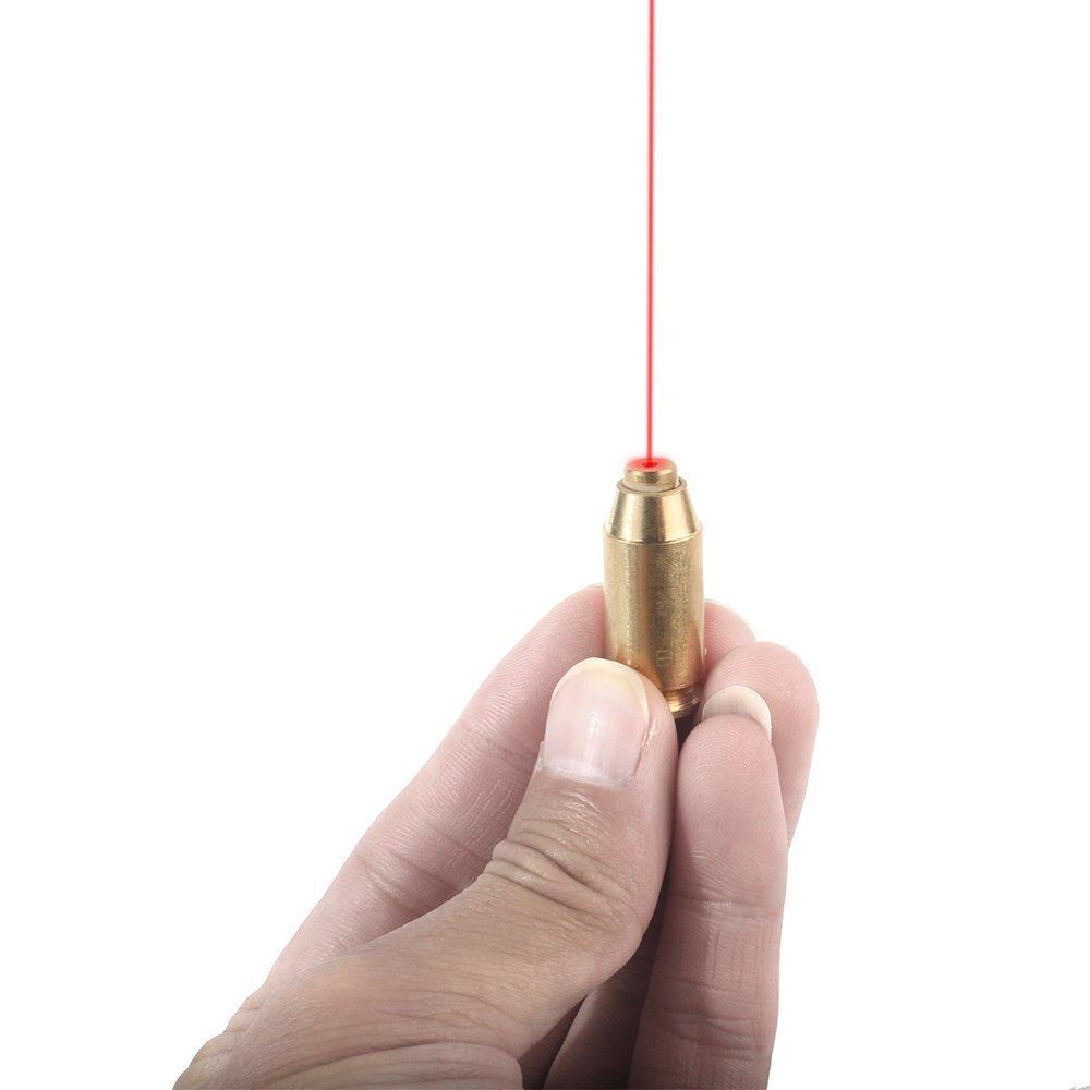 Red Laser Bore Sight .45 45 ACP 45 COLT Bore sighter Brass Cartridge ...