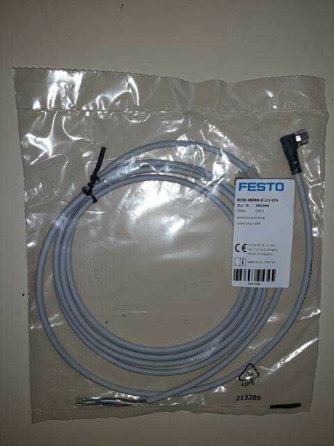 Festo NEBU-M8W4-K-2.5-LE4 Connecting Cable 4-Pin Female Mfg # 541344 ...