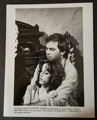 1986 The Loves of Dracula Stephen Johnson Carol Baxter Horror TV Press ...
