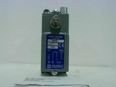 Square D 9007AW12 /D Limit Switch 600VAC Max 10A Continous-New In Box ...