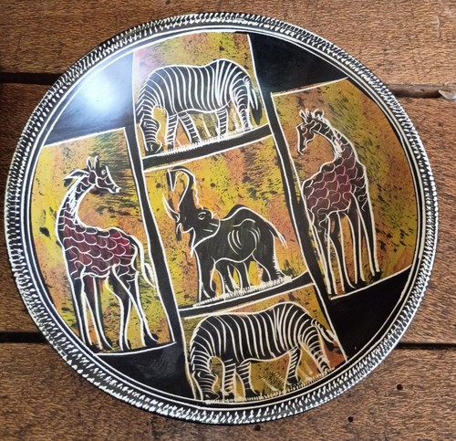 Hand-carved African soapstone Decorative 8" Bowl, Kisii Tribes of Kenya ...