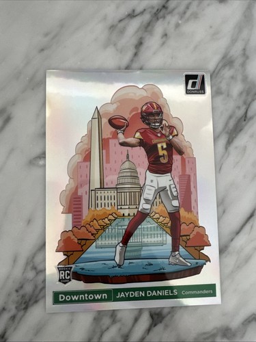 2024 JAYDEN DANIELS JUMBO DOWNTOWN - 2024 DONRUSS - Rookie / RC | eBay