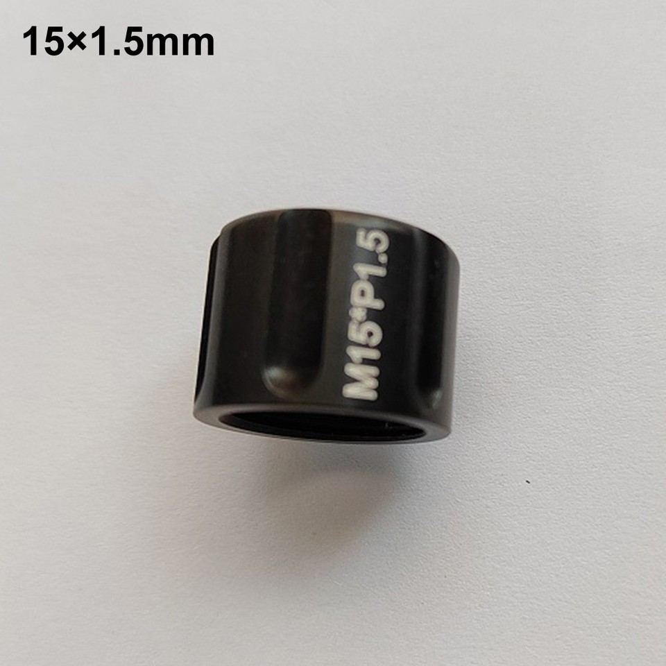 2PCS Bike Thru Axle Nut 12MM 15MM P1 0 P1 5 P1 75 for Road Mountain ...