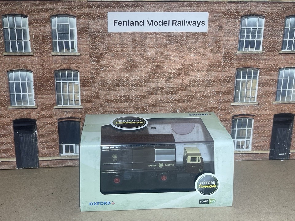 OXFORD 76MH011 GWR SCAMMEL MECHANICAL HORSE VAN TRAILER 1/76 OO GAUGE ...