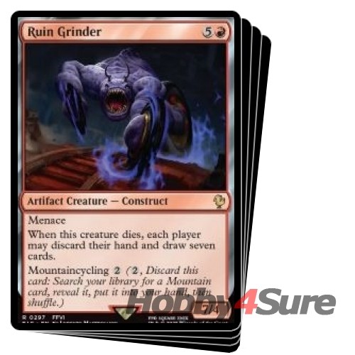 Ruin Grinder X4 M/NM Magic: The Gathering MTG Final Fantasy Commander ...