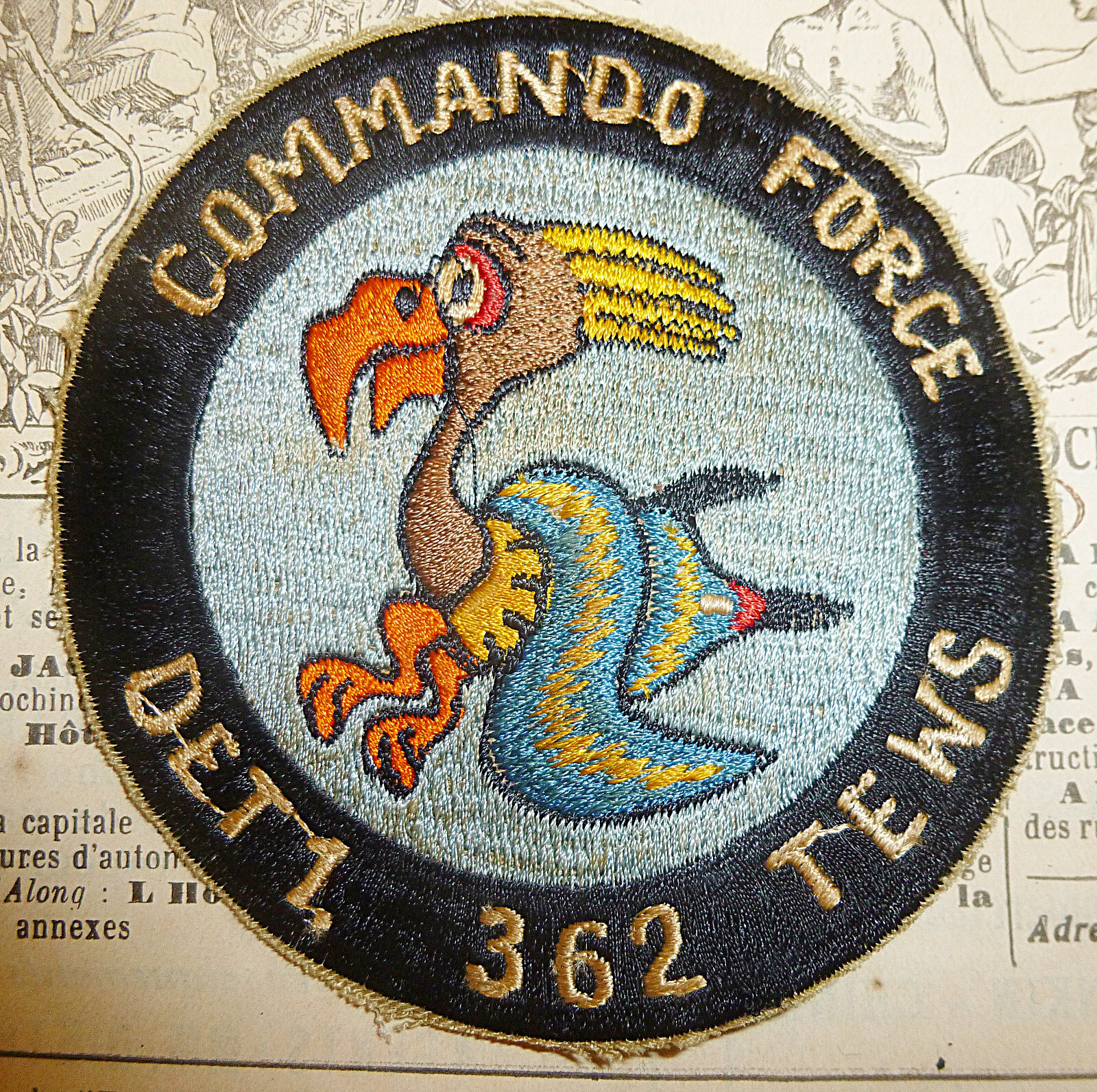 COMMANDO FORCE - Patch - 362nd TEWS - PLEIKU - DA NANG - Vietnam War ...