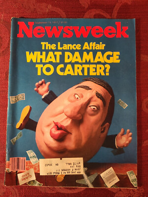 NEWSWEEK September 19 1977 Sept Sep 77 Bert Lance Henri Matisse Ted ...