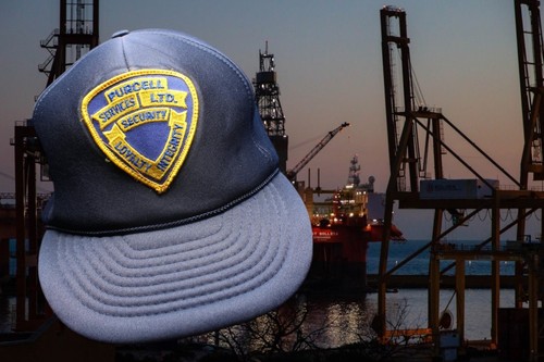 Vintage Hat Cap Blue Purcell Oil field pipeline gas Alaska North Slope ...