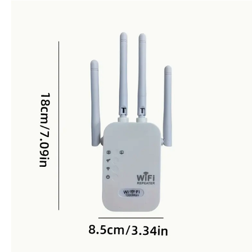 1200Mbps WiFi Range Extender Repeater Wireless Amplifier Router Signal ...